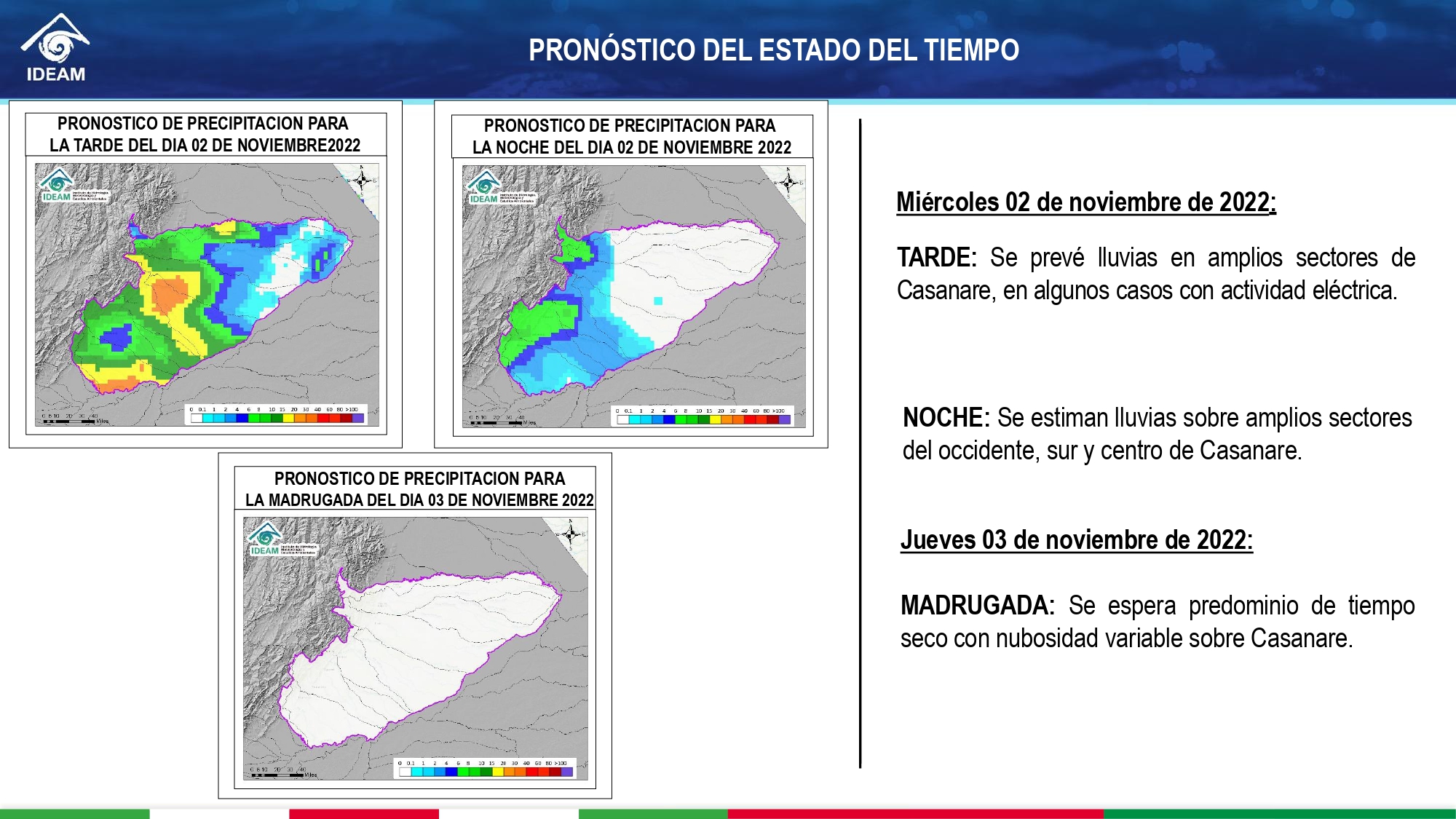 INFORME ESPECIAL DE DIAGNÓSTICO POR EL IDEAM: Instituto de Hidrología ...