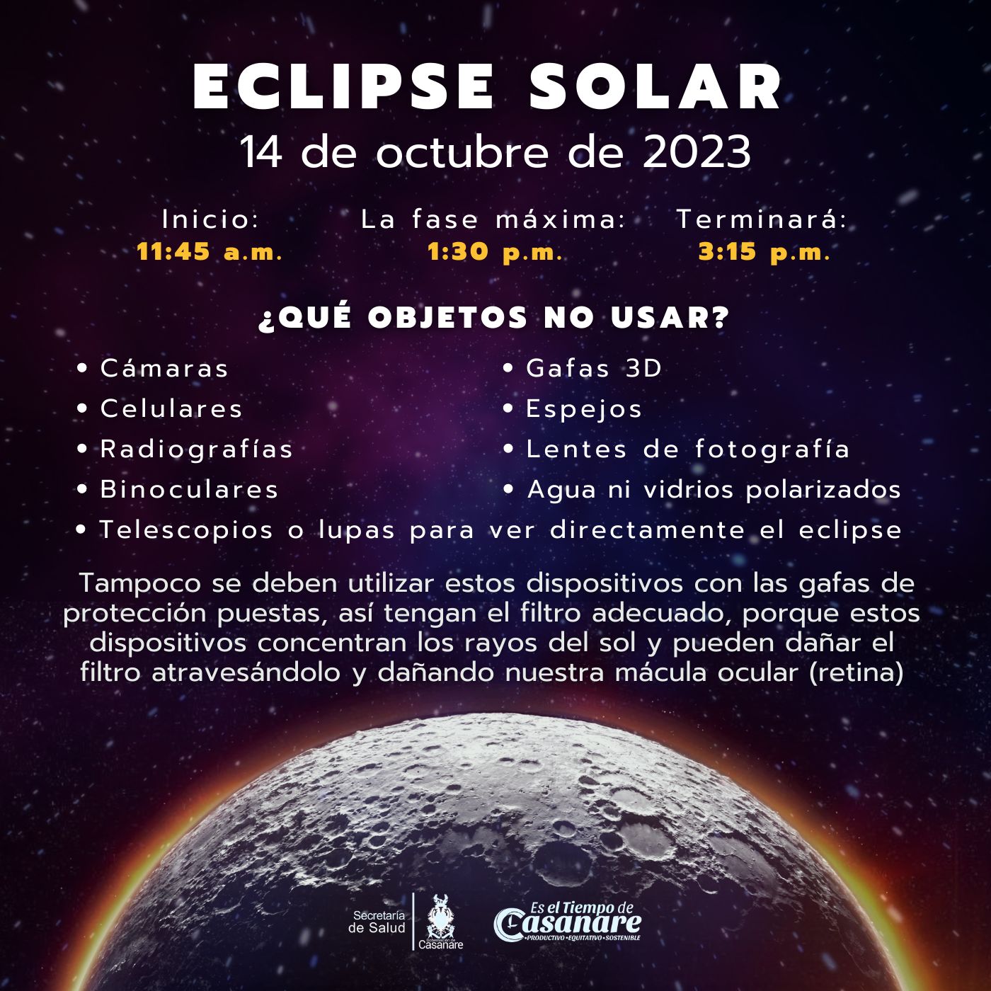 Se acerca el eclipse solar: Recomendaciones para ver el eclipse - Mi Canal 2